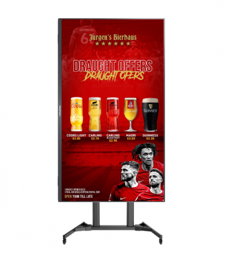 55 Inch Commercial TV with Ultra HD (4K) Resolution For Restaurants ...